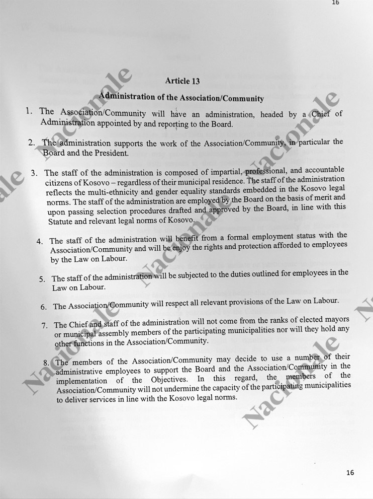 "Nemački nacrt" Statuta ZSO u 17 tačaka - grb, zastava i bankovni račun - Kosovo Online