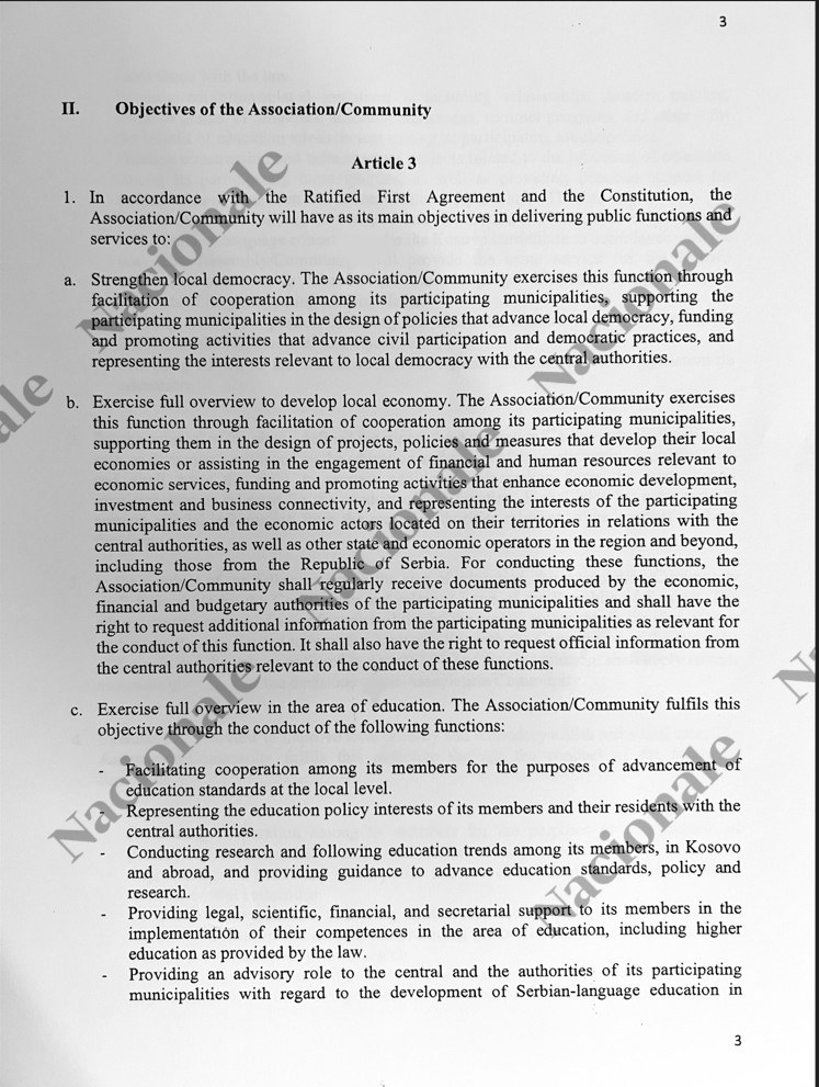 Nemački Nacrt Statuta Zso U 17 Tačaka Grb Zastava I Bankovni Račun Kosovo Online