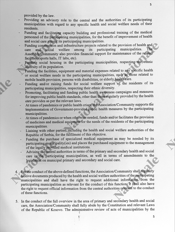 "Nemački nacrt" Statuta ZSO u 17 tačaka - grb, zastava i bankovni račun - Kosovo Online