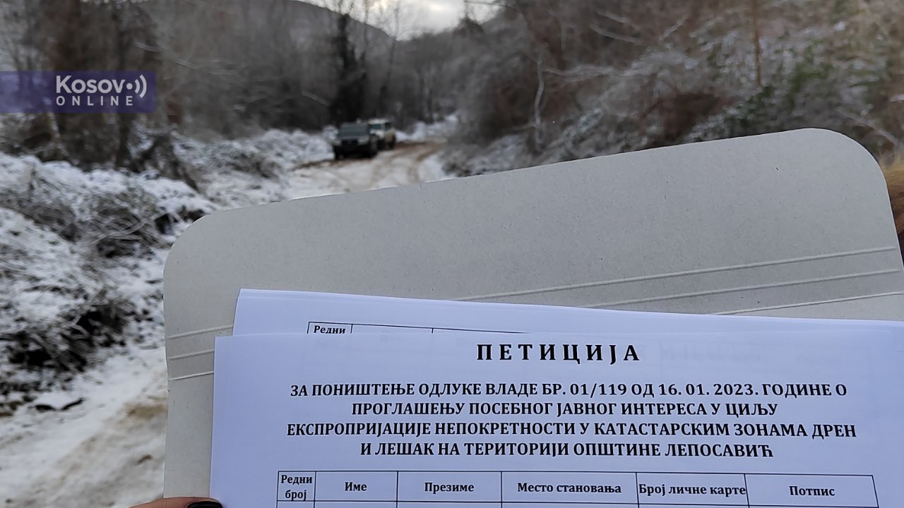 Meštani Drena i okolnih sela treći dan u protestu zbog izgradnje baze ...