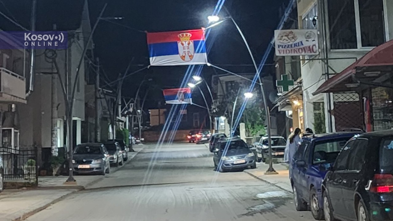 New Serbian flags waving in four municipalities in northern Kosovo ...