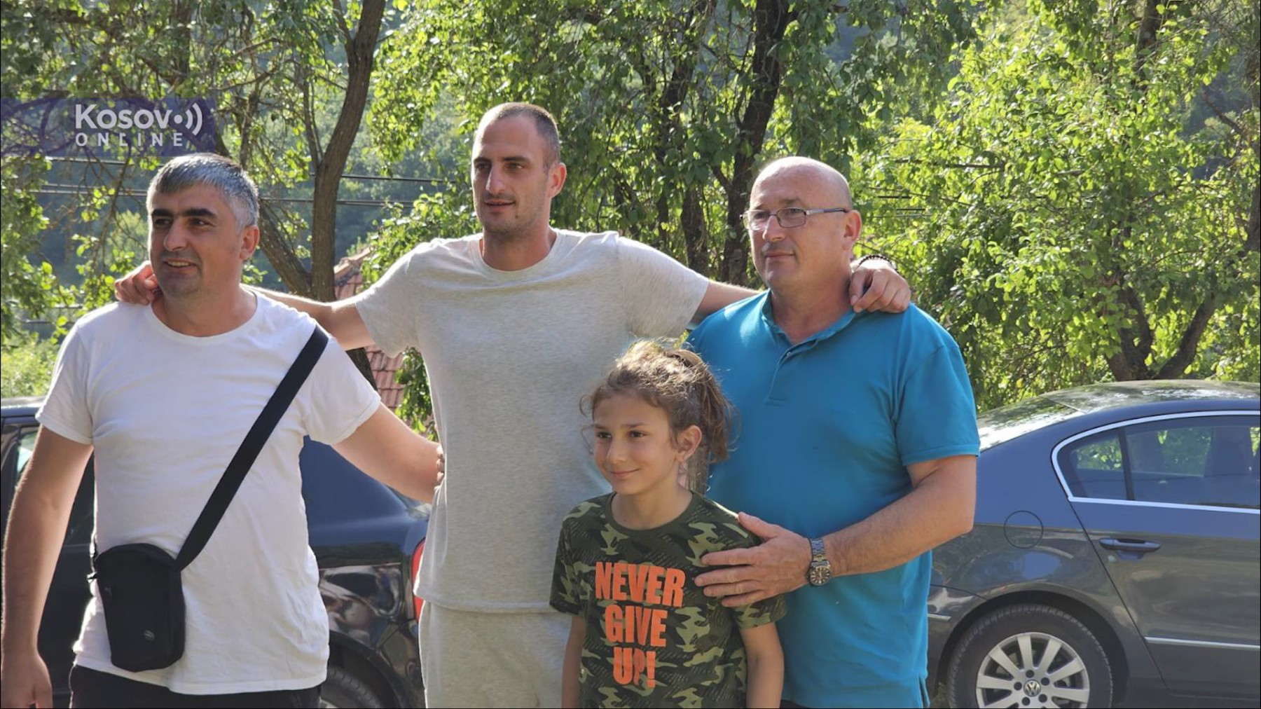 Vukasinovic arrived home: He kissed his native land, and then hugged ...