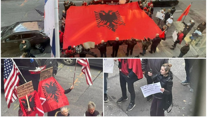 Provocation in front of the headquarters of the Permanent Mission of ...