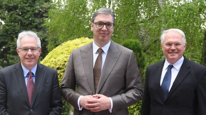 Vučić sa Hilom i Marfijem: Saradnja na Balkanu najvažnija za napredak ... Vučić sa Hilom i Marfijem: Saradnja na Balkanu najvažnija za napredak ...