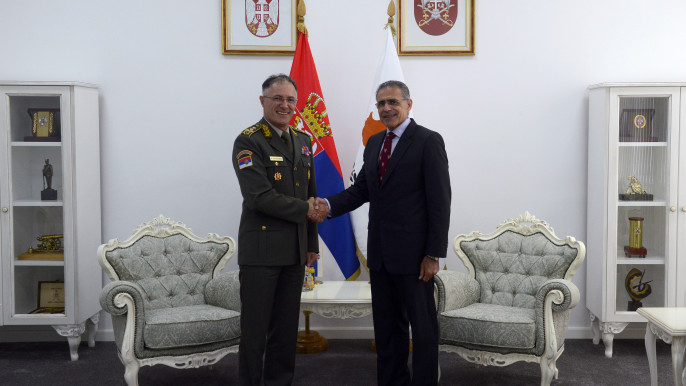 General Mojsilovic with the Ambassador of Cyprus: Thank you for ...