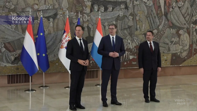 Vučić sa premijerima Holandije i Luksemburga - Kosovo Online