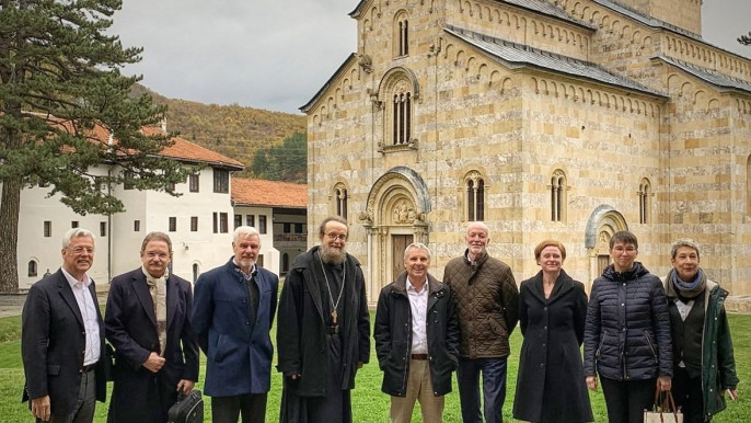 Why does the German Ambassador Rohde, refer to the Visoki Decani ...