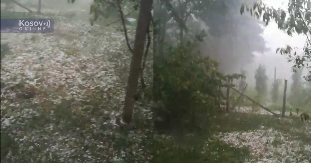 Grad i jako nevreme uništili useve u srpskim sredinama u okolini Kline ...