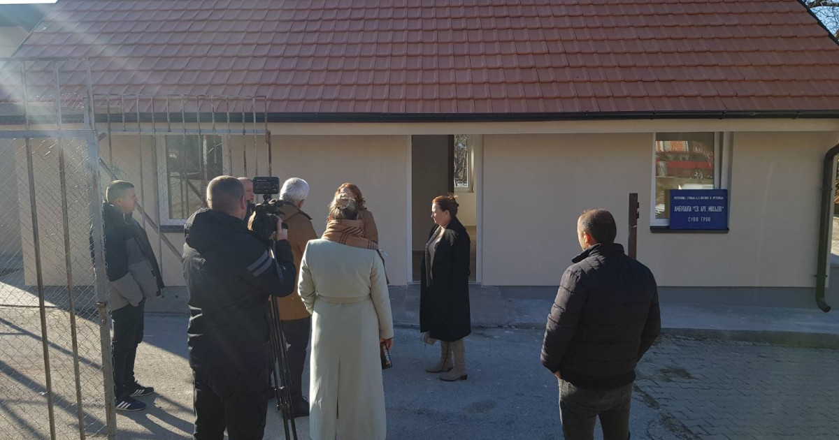 Otvorena renovirana ambulanta u selu Suvo Grlo - Kosovo Online