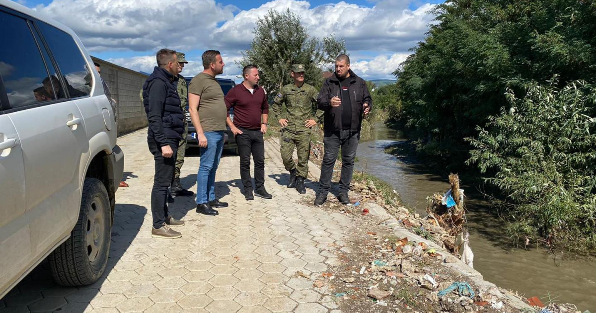 Mehaj u poseti Orahovcu nakon poplava - Kosovo Online