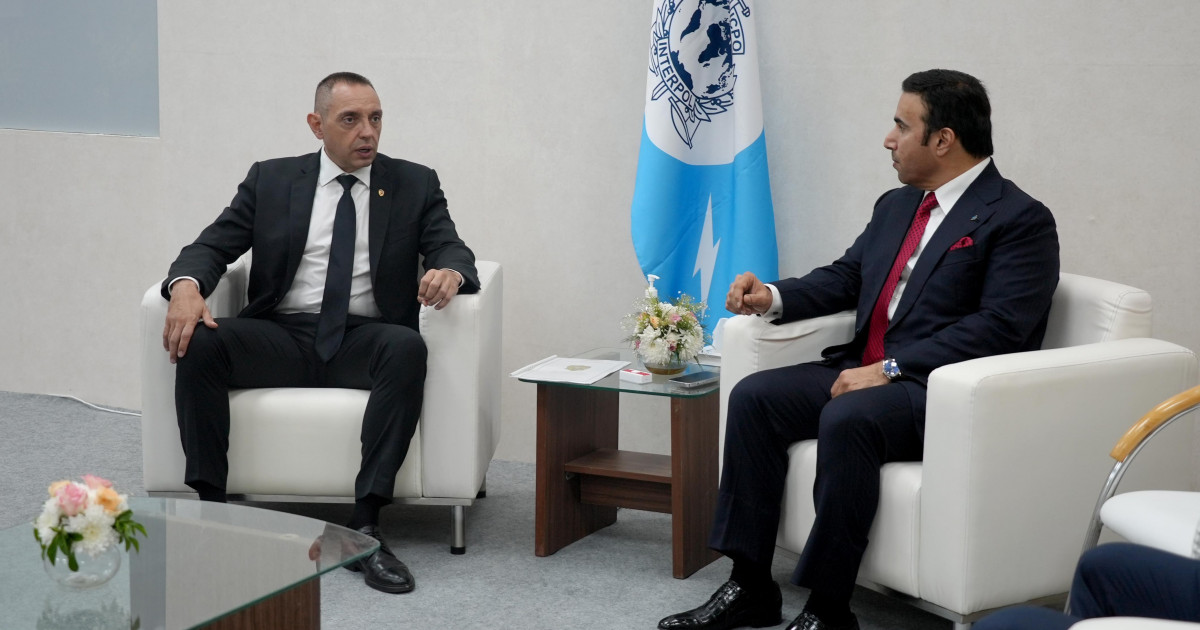 Vulin sa predsednikom Interpola: MUP daje punu podršku radu Interpola ...