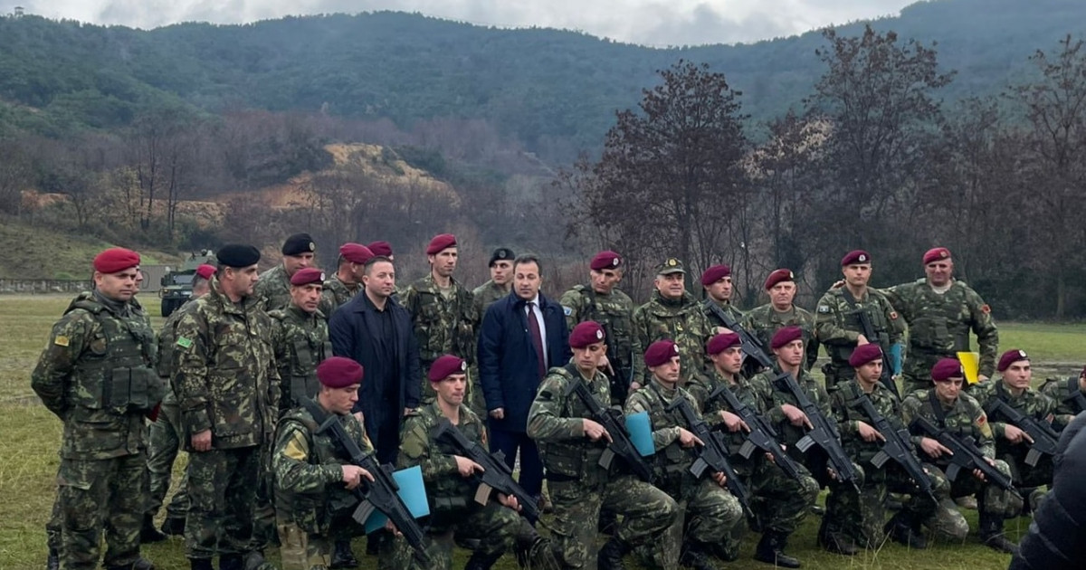 Mehaj published joint photos of the Kosovo Security Force and Albanian ...