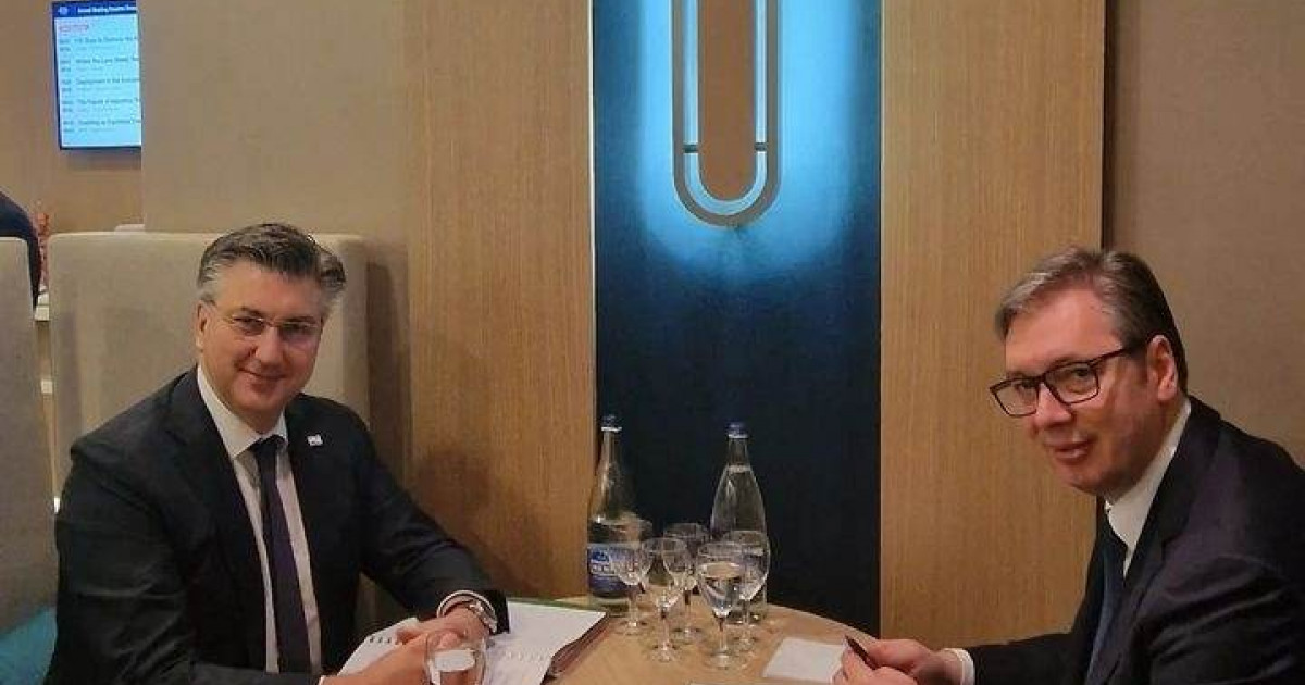 Vučić se sastao sa Plenkovićem u Davosu: Korektan razgovor o srpsko ... Vučić se sastao sa Plenkovićem u Davosu: Korektan razgovor o srpsko ...