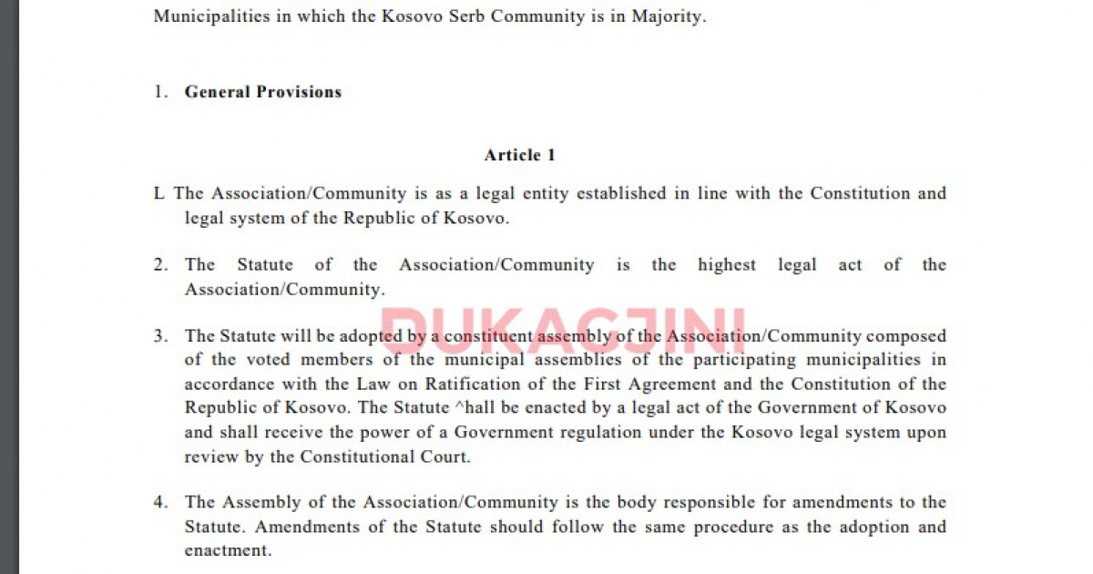 Šta predviđa Nacrt Statuta ZSO koji predlaže Fridrih Ebert Fondacija - Kosovo Online