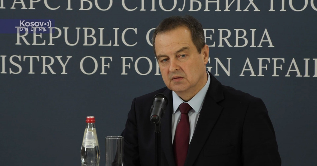 Dacic: The fight for Kosovo and Metohija is a priority for all members ...