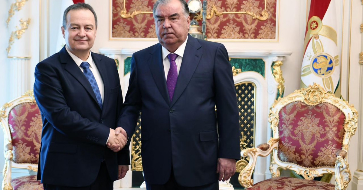 Dačić sa Rahmanom o jačanju odnosa Srbije i Tadžikistana - Kosovo Online