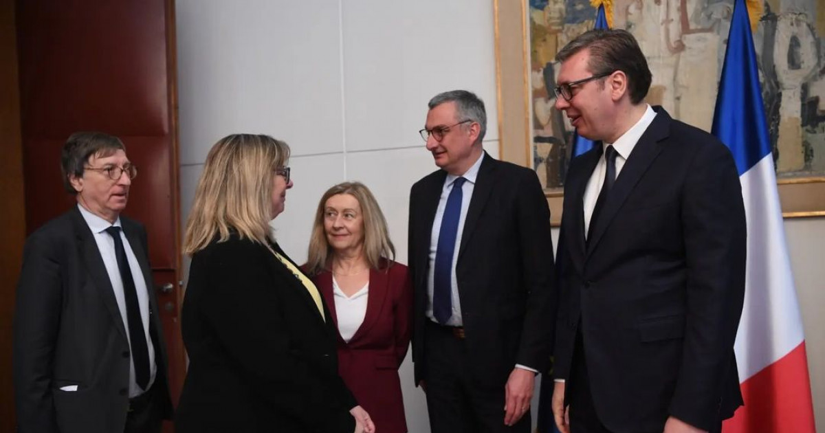 Vucic with the French Senate delegation on the dialogue between ...