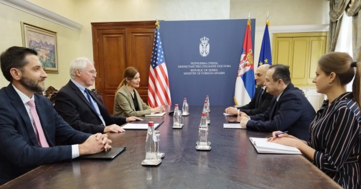 Dačić sa Hilom o unapređenju saradnje Srbije i SAD - Kosovo Online