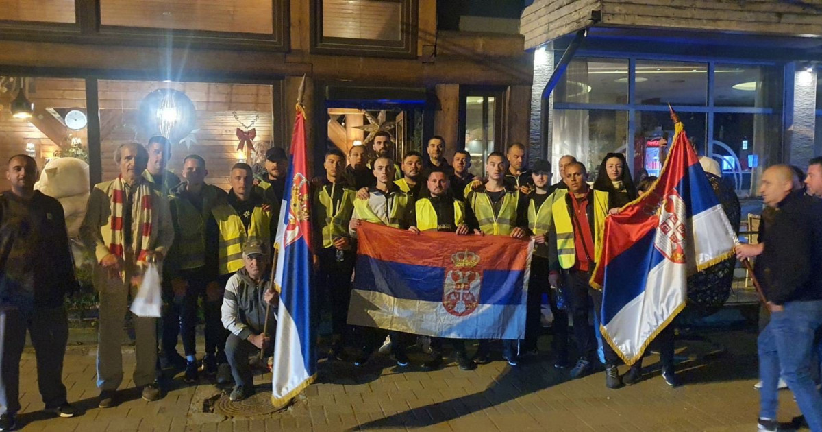 The young men from Kosovo Morava Valley walked about 70 kilometers ...