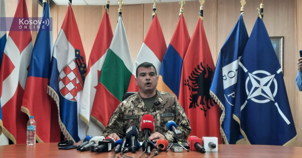 Galieni: Kfor je prisutan na severu zbog krize, ali nije objektivno ...
