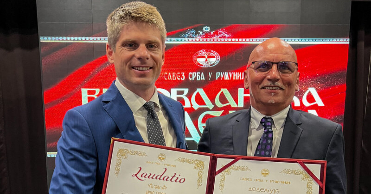 Arno Gujon dobitnik "Vidovdanske povelje" za doprinos čuvanju srpskog ...