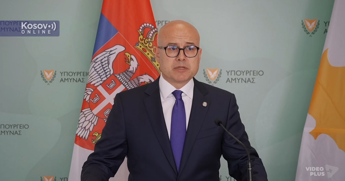 Vucevic: Pristina is building its own army, which is a violation of ...