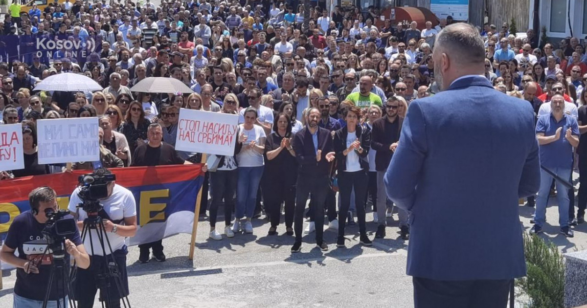 Strpce: Citizens sent messages of support to the Serbs from the north ...