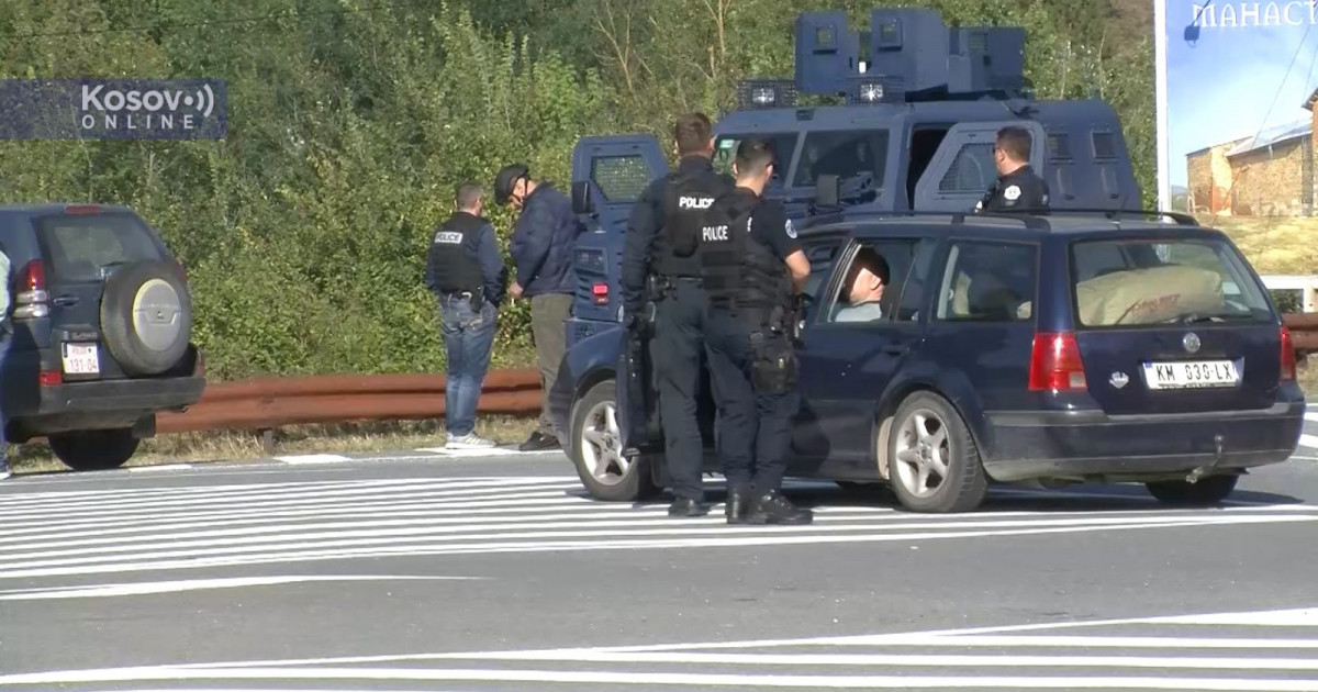 Only Banjska residents can enter and leave the village; they are ...