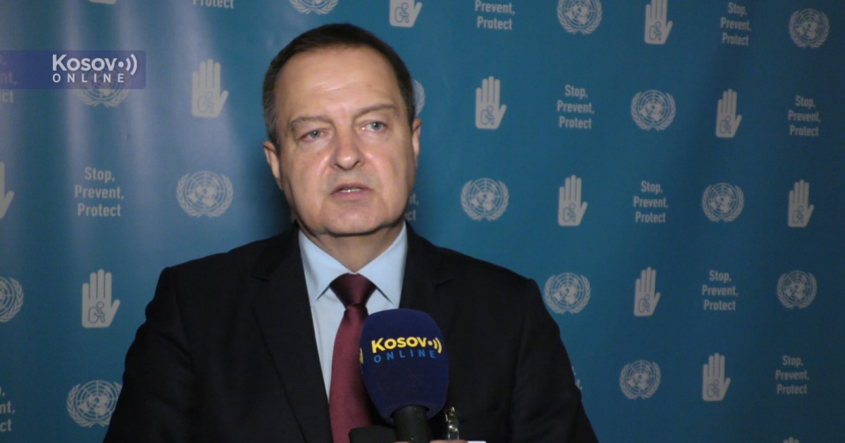 Dacic: UN countries condemn the behavior of Pristina; everyone sees ...