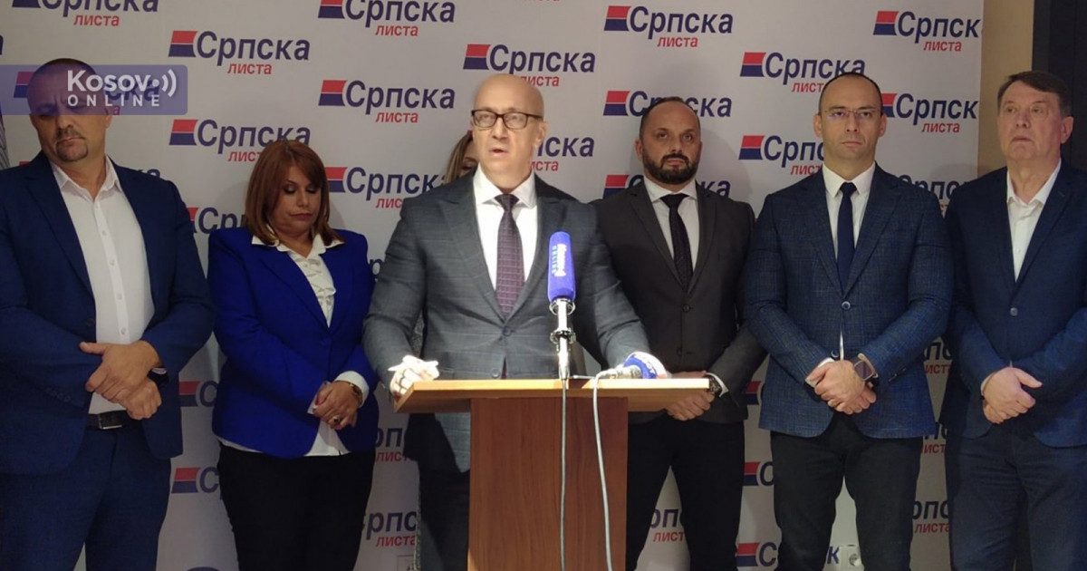 Serb List: Pristina should call the elections in the north as soon as ...