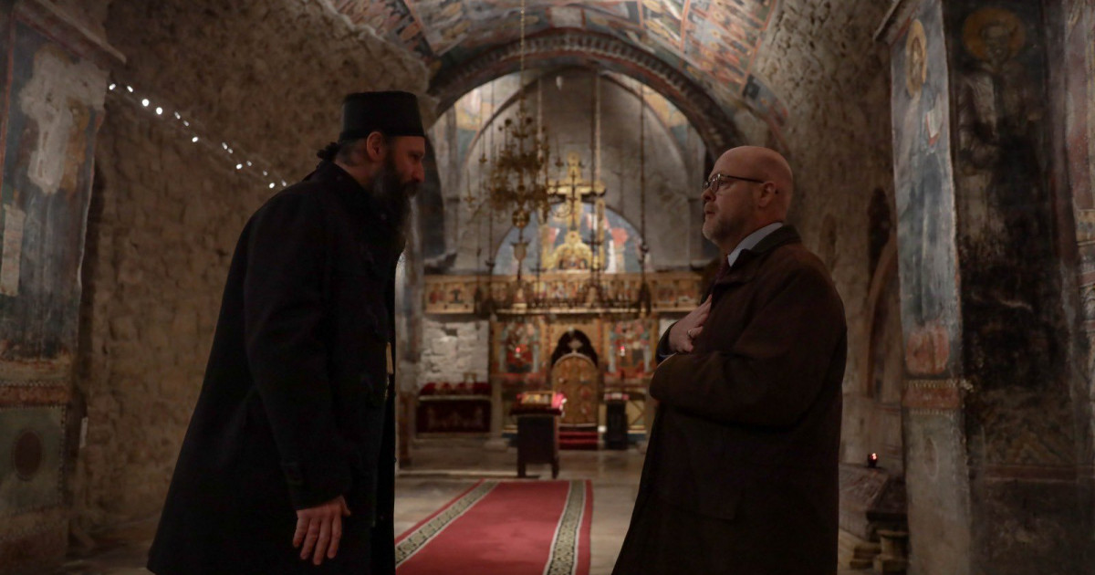 Hovenier visited the Patriarchate of Peja: The historical Serbian ...