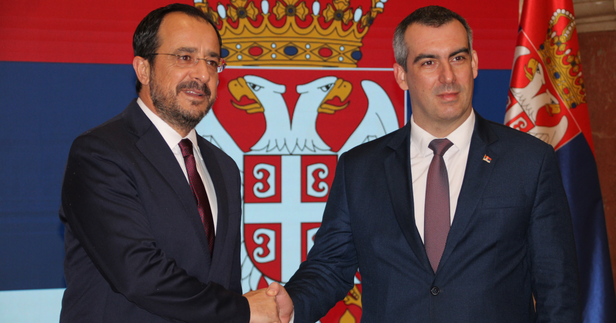 Orlic with Christodoulides: Serbia defends peace and stability in ...