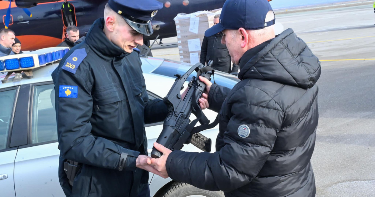 Svecla: From today, all patrols of the Kosovo Police are equipped with ...