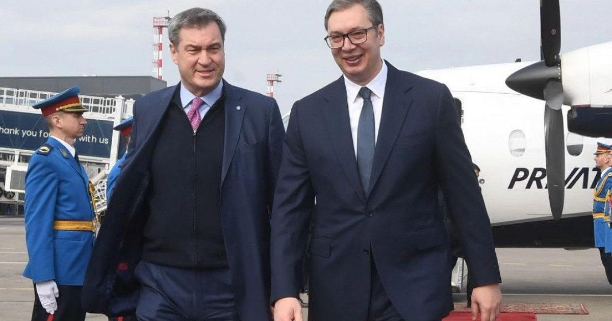 Vučić dočekao Zedera: Razgovaraćemo o dugoročnoj saradnji sa Bavarskom ...