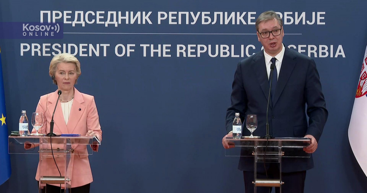 Vučić: Otvoren razgovor i o KiM, izneo sam poziciju Srbije; Fon der ...