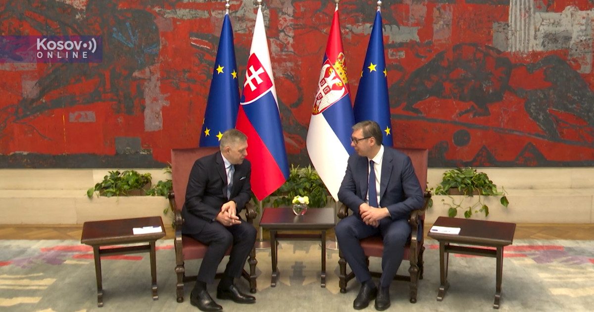 Vučić se sastao sa Ficom: Zahvalnost Slovačkoj na podršci evropskom putu Srbije - Kosovo Online