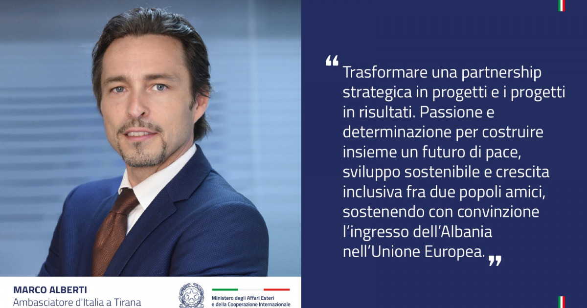 Imenovan novi ambasador Italije u Albaniji - Kosovo Online