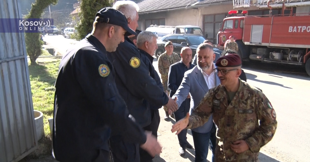 Kfor donirao vrednu opremu Vatrogasnoj jedinici u Štrpcu - Kosovo Online