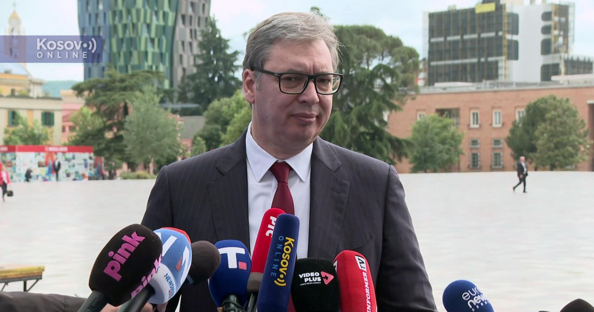 Vucic from Tirana: The EU sees who is provoking incidents and opposing ...