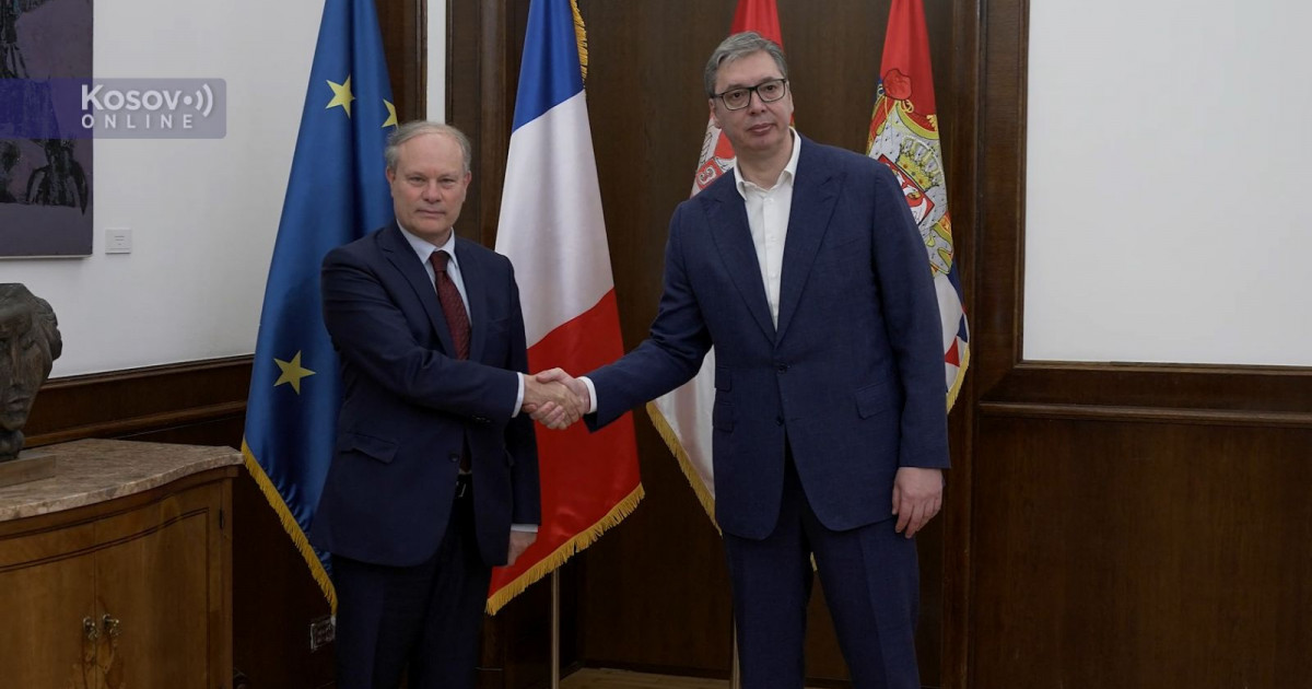 Vučić sa Trokazom o situaciji na Kosovu, evropskom putu Srbije i bilateralnim odnosima sa ...