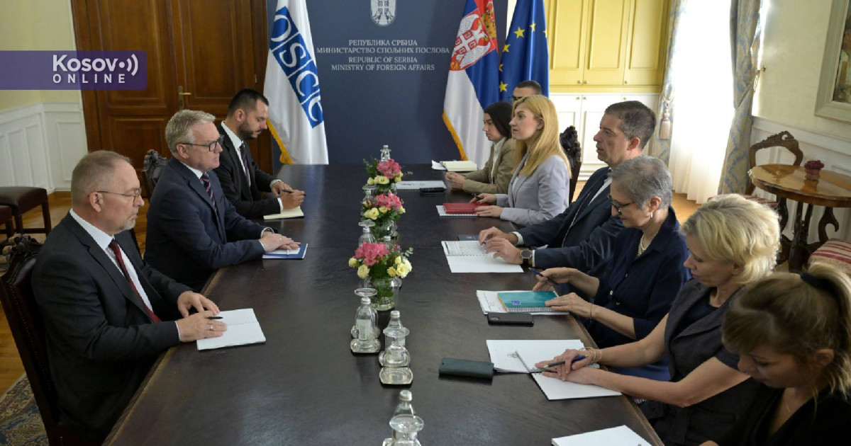 Đurić sa Mekgarkom o sve težoj situaciji i sistematskim pritiscima na Srbe na Kosovu - Kosovo Online