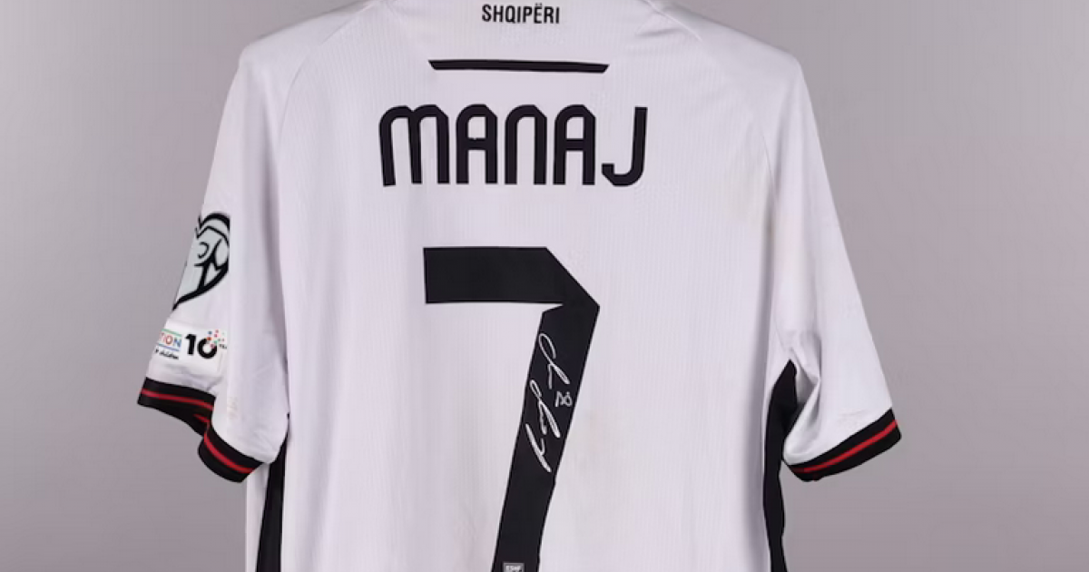 Dres Reja Manaja, strelca pobedničkog gola na meču Srbija-Albanija ...